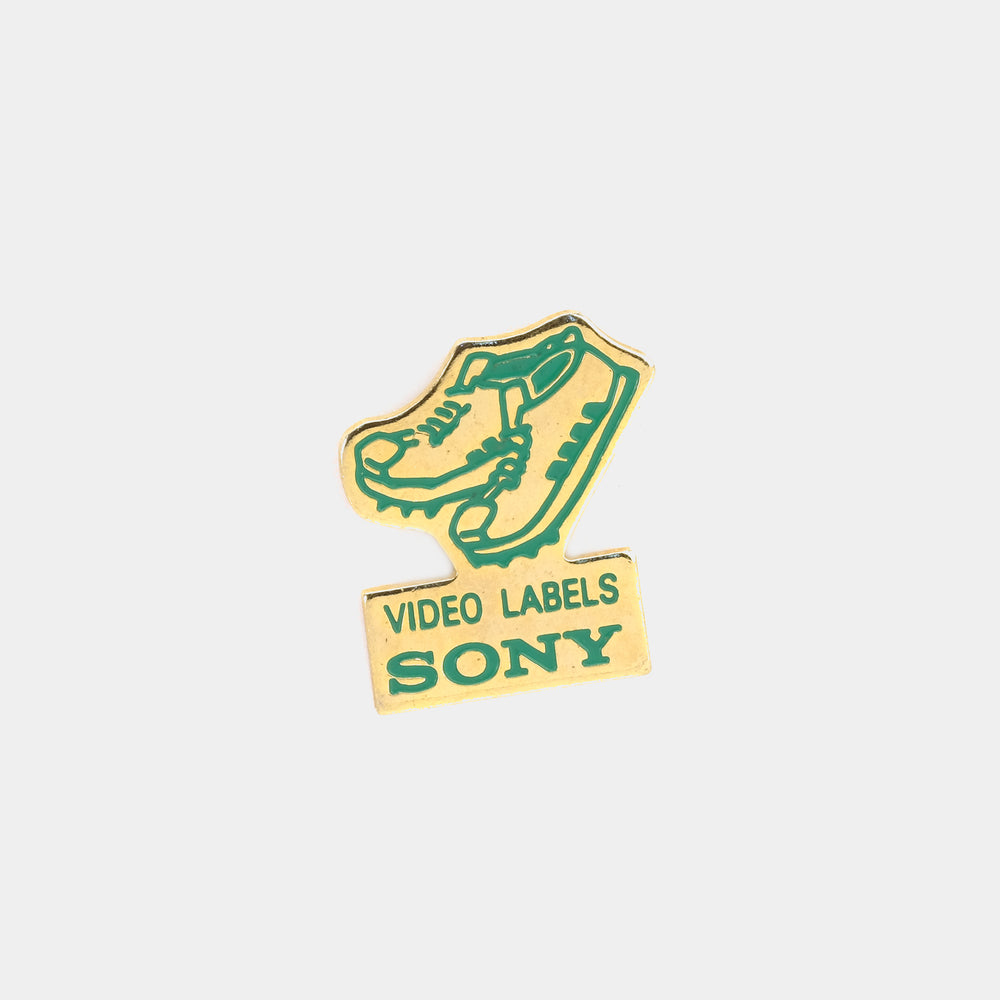 Sony Video Labels Vintage Enamel Pin