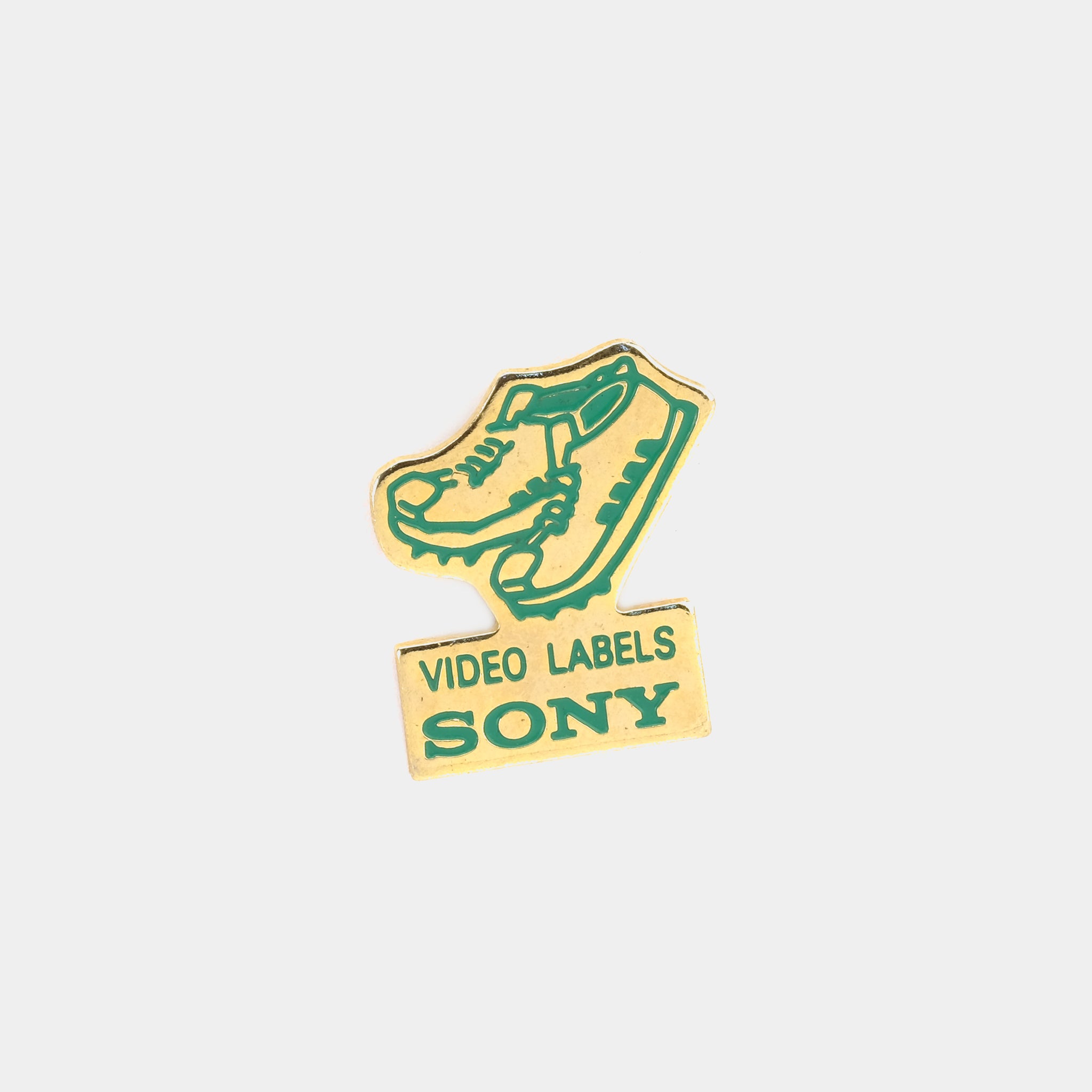 Sony Video Labels Vintage Enamel Pin